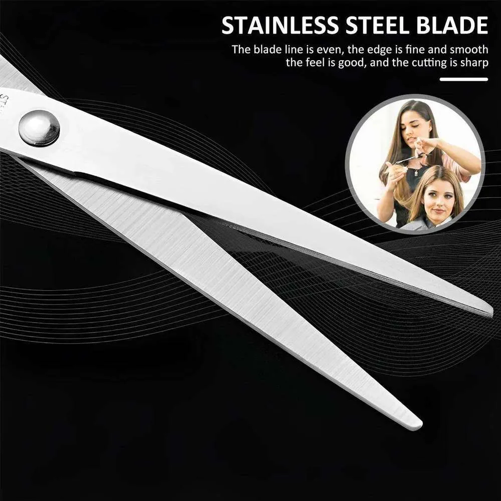 Hair Cutting Scissors Set Stainless Steel Thinning with Flat Comb for ...