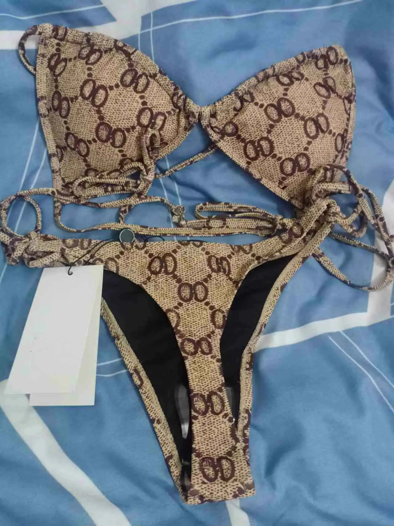 Sexy Womens Designers Bikinis Sets Clear Strap Shape... From Qing620 ...