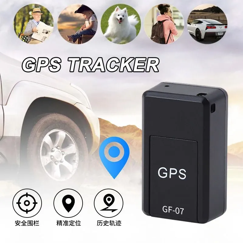 GPS Tracker GF07 Magnetic Mini GSM GPRS Tracking Locator for Car and ...