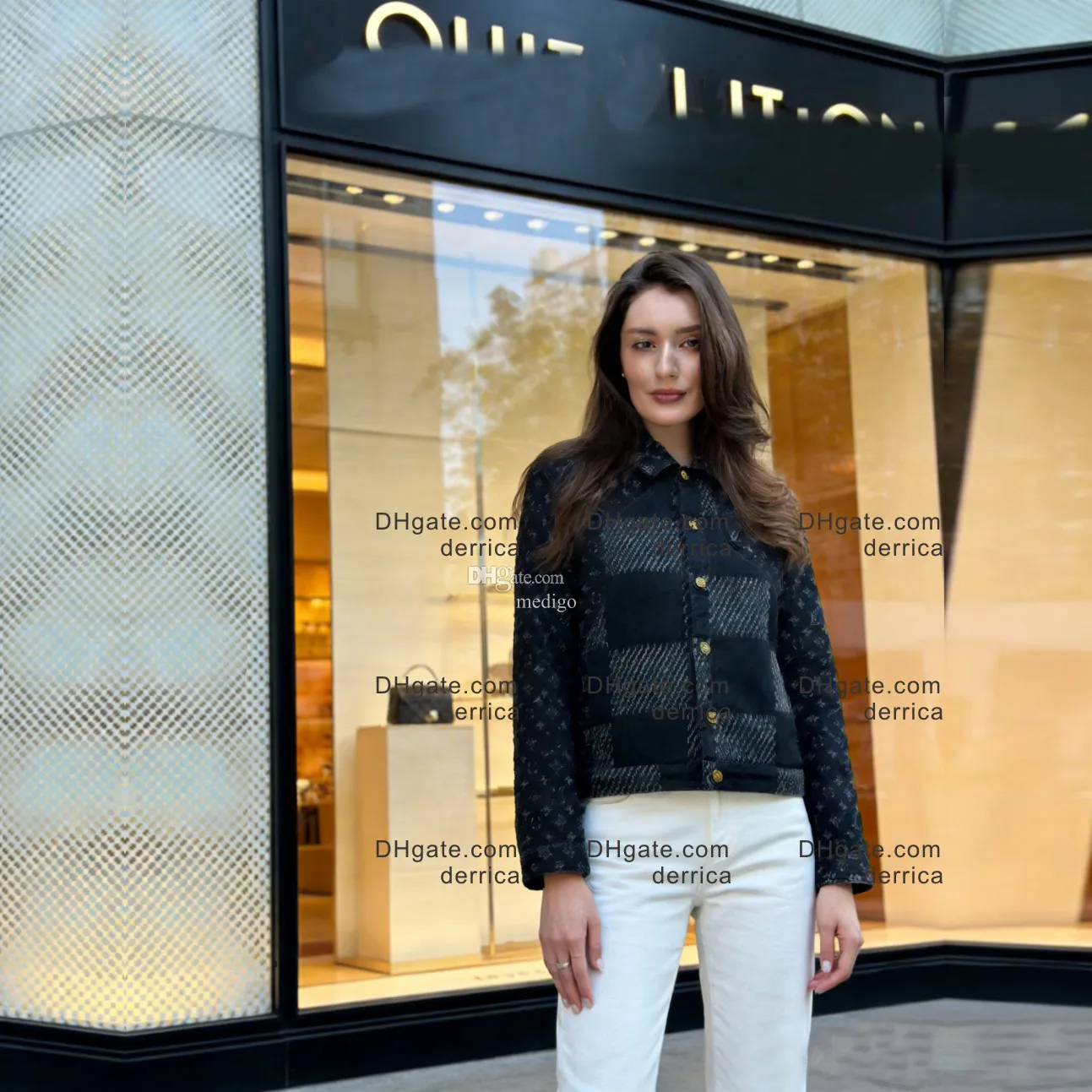 Designer Women Denim Jackets Button Front Jeans... From Medigo, $64.59 ...