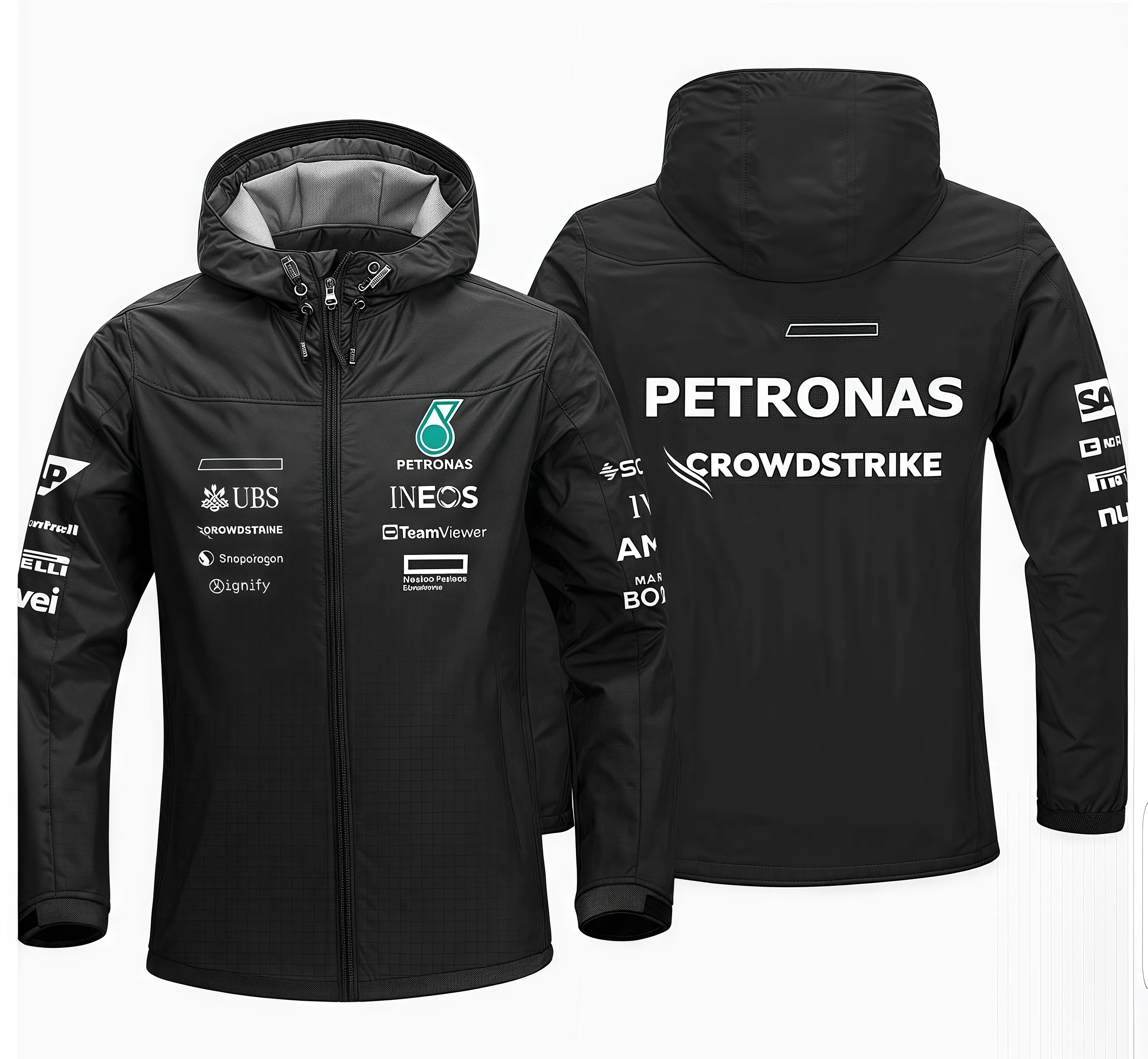 F12025 Racing Jersey Waterproof Jacket Customizable F1 Logo Motorsport ...