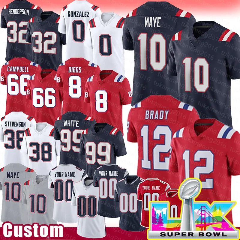 Drake Maye Football Jersey Authentic College & NFL... From Tukameng2016 ...