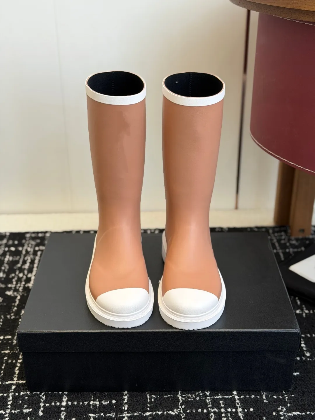 Women Betty Boots Tall Rain Boot Welly Shoes High... From Chayuan99 ...