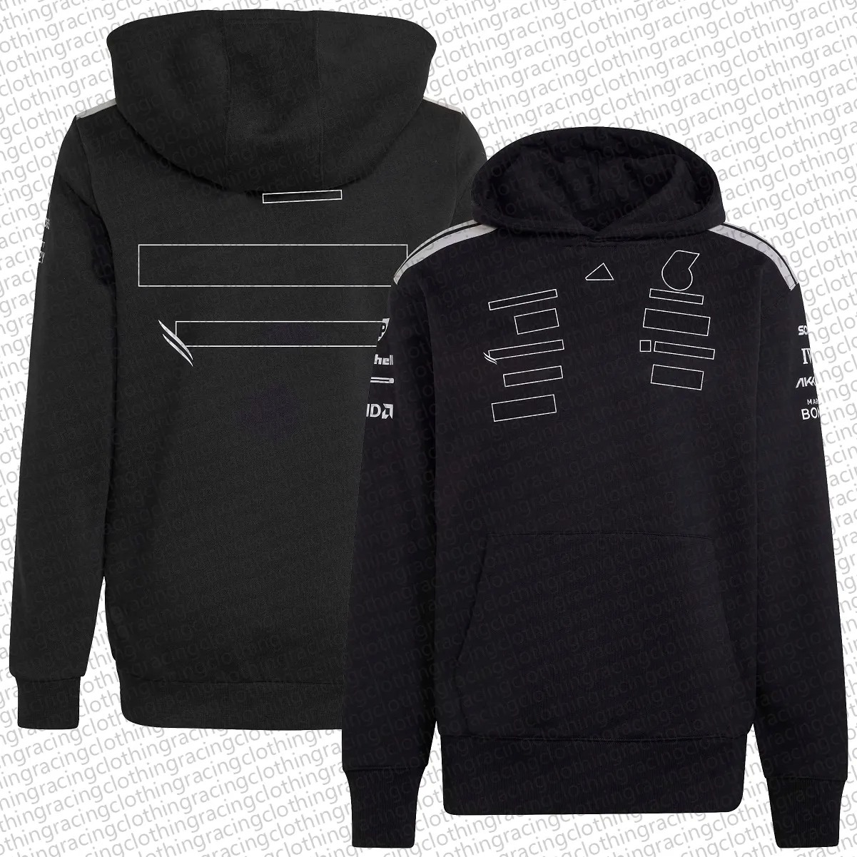 2026 F1 Men's Racing F1 Jacket Semi Zipper Hooded Sweater With Advanced ...
