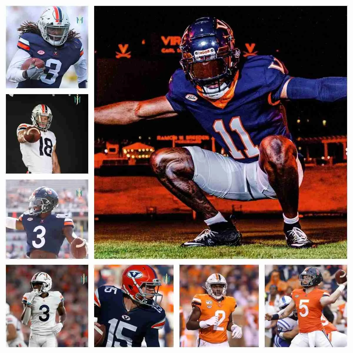 Custom Virginia American Football Shirts 2026 With Stitched Names ...