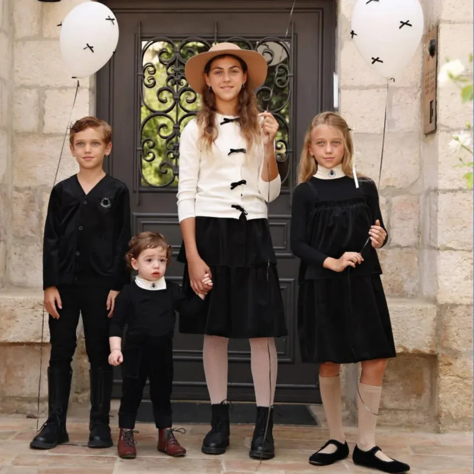 Mails AW 2025 Family Matching Outfits Black Velvet... From Daye08, $23. ...