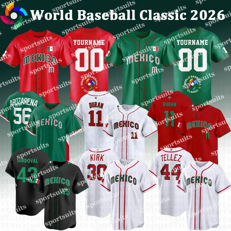 Randy Arozarena Team Mexico Baseball Jersey World... From Sportsuits ...