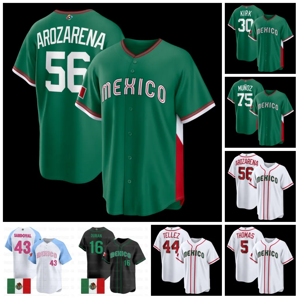 DHgate 멕시코 2026 WBC 저지 Randy Arozarena, Jarren Duran, Luis Urias ...