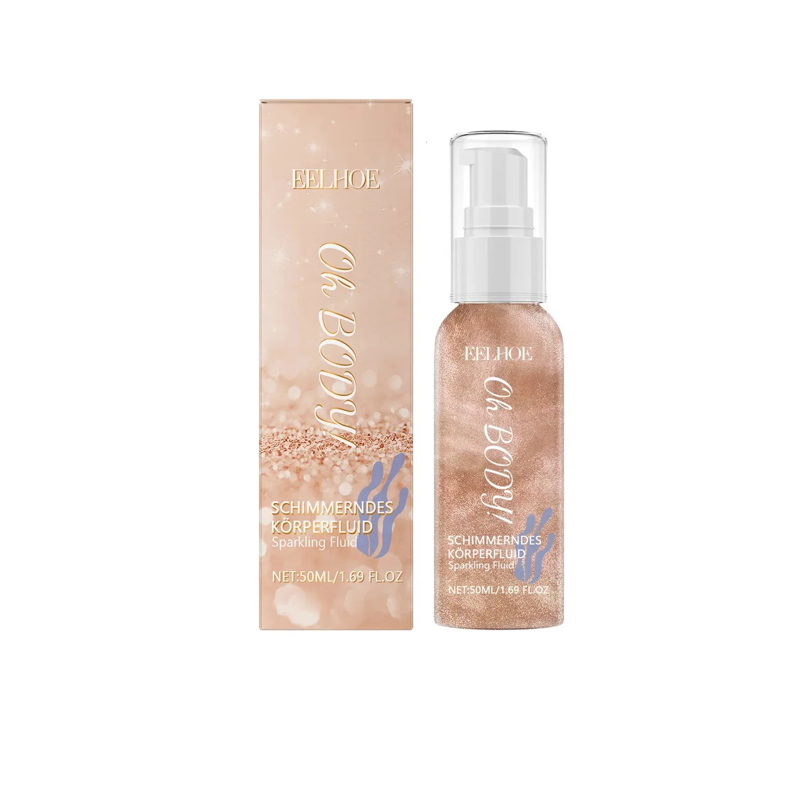 Body Glitter Gel with Lasting Highlighter Powder for Party Spotlight ...