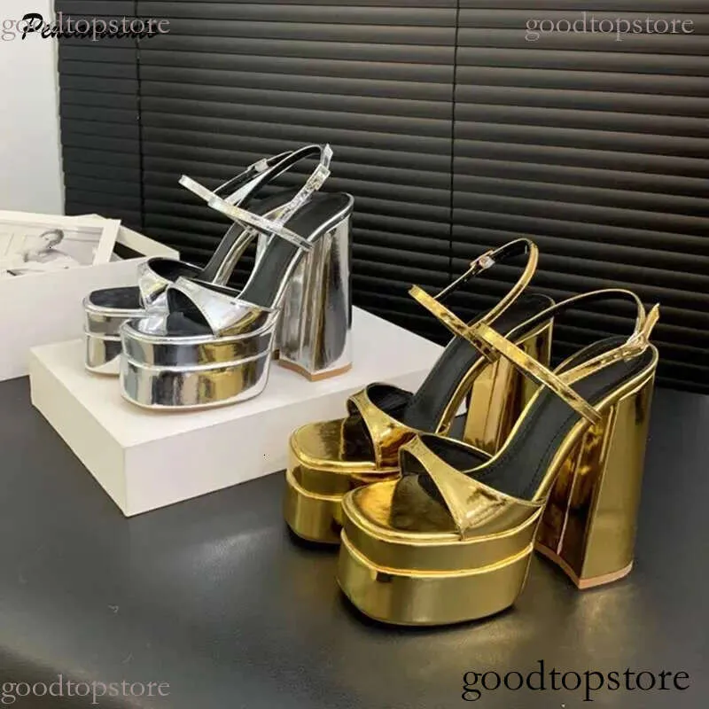 Bulk 2026 Womens Gladiator Sandals 14cm Ultra High Double Platform ...