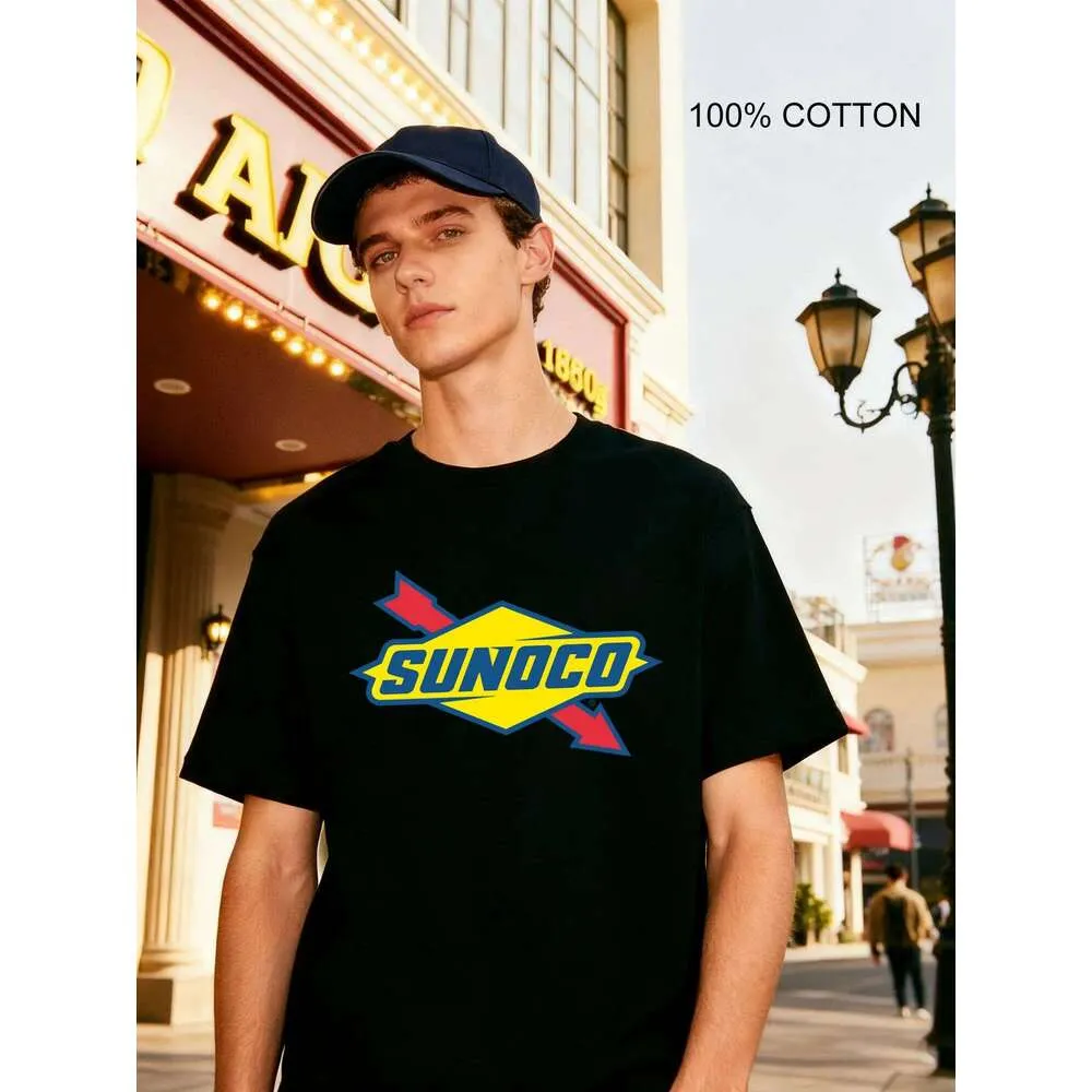 Sunoco Men's Casual Crew Neck T-Shirt 180g 100% Cotton X260207 from ...