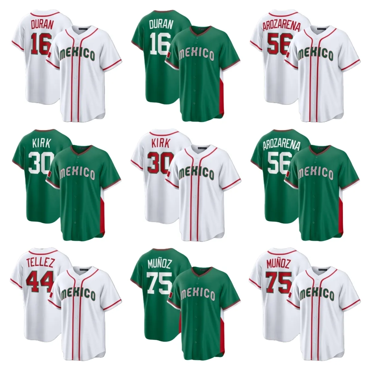 Jarren Duran Mexico Baseball Jersey Randy... From Ricardo08, $11.82 ...