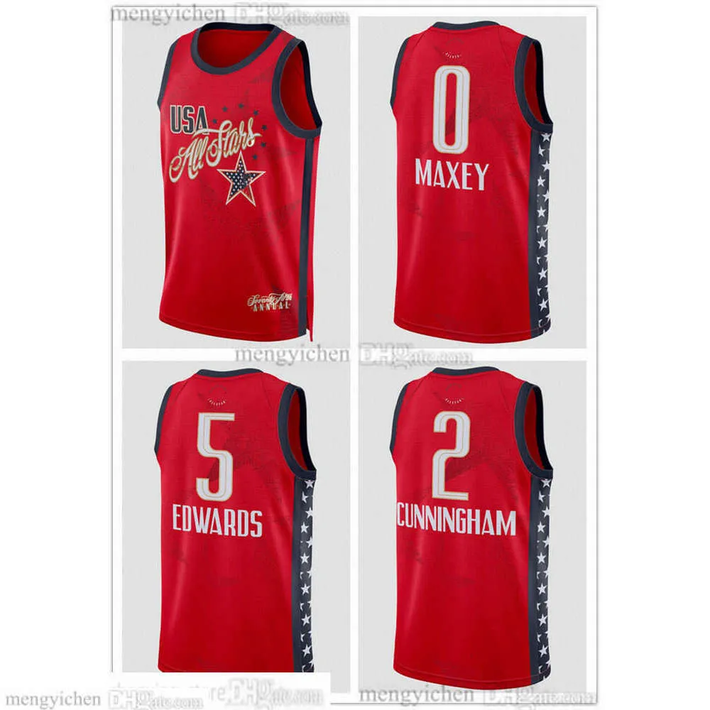 All Star USA 2026 Basketball Jersey Scottie Barnes,... From Mengyichen ...
