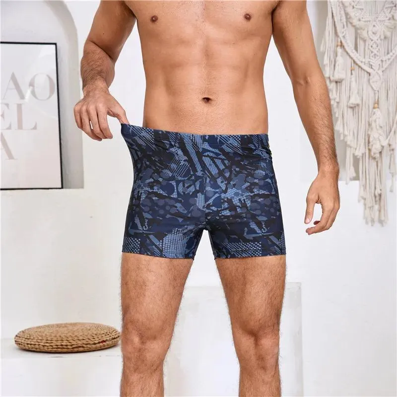 Men's Swim Trunks Brief Cut Quick-Dry Polyamide Knit Fabric with ...