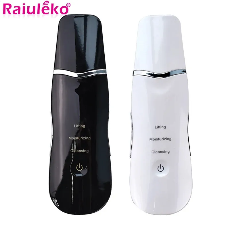 Ultrasonic Skin Scrubber Vibration Blackhead Remover Face Spatula ...