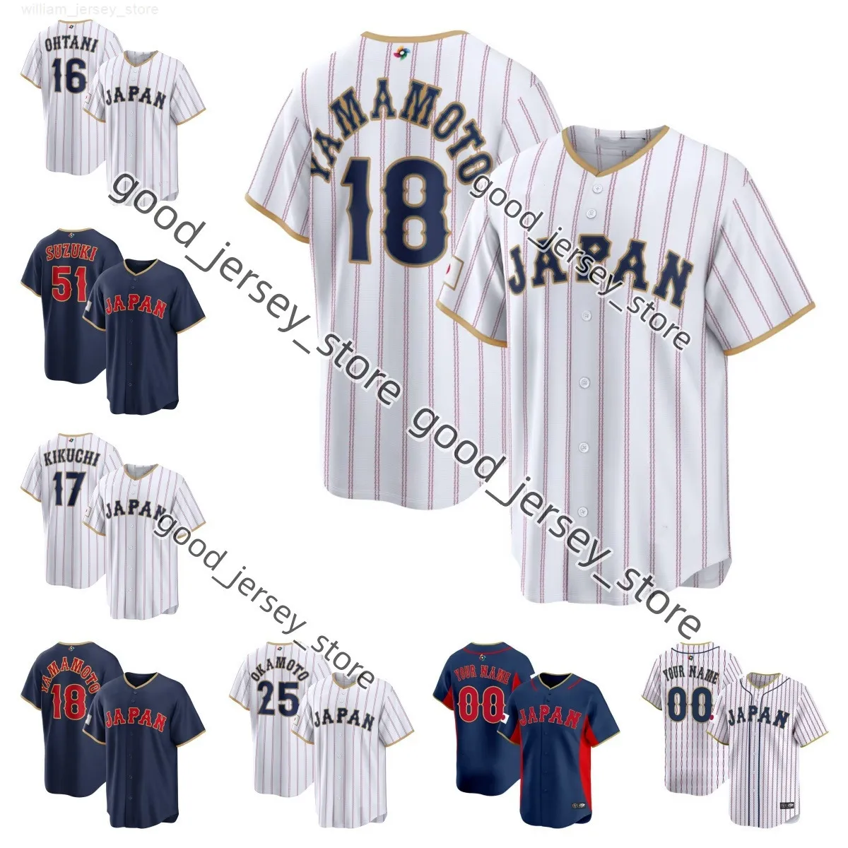 Shohei Ohtani 2026 World Baseball Classic Jerseys Team Japan Baseball ...
