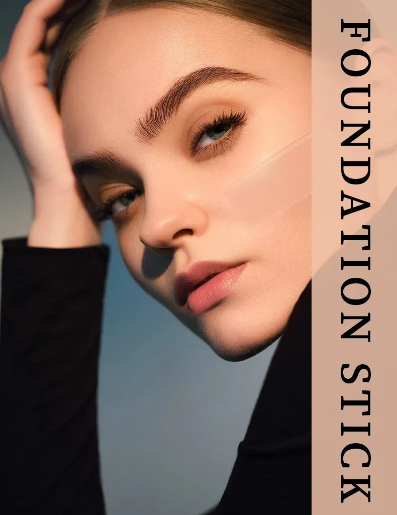 Ocheal Two In One Concealer Foundation Stick Matte Waterproof Face ...