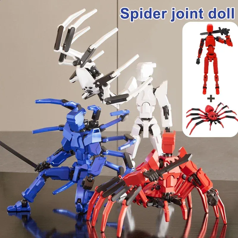 Multi Jointed Movable Robot Action Figures 3D Printed Full Body ...