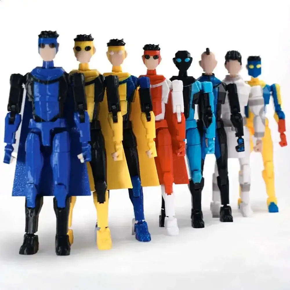 Superheroes Invincible 20 3D Printed Anime Action 3 Figures Multi ...