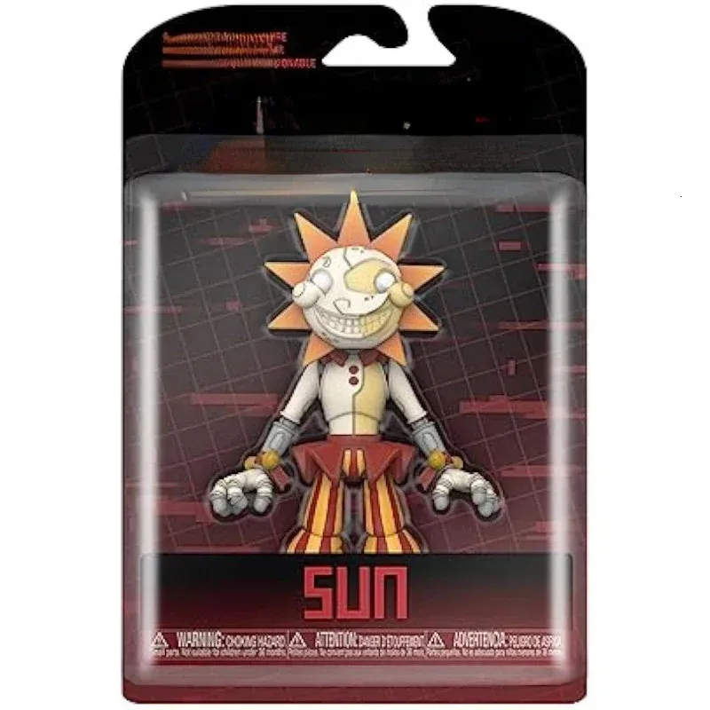 Sundrop FNAF Figures SUN MOON Joker Bonnie Foxy Chica Fazbear Bear ...