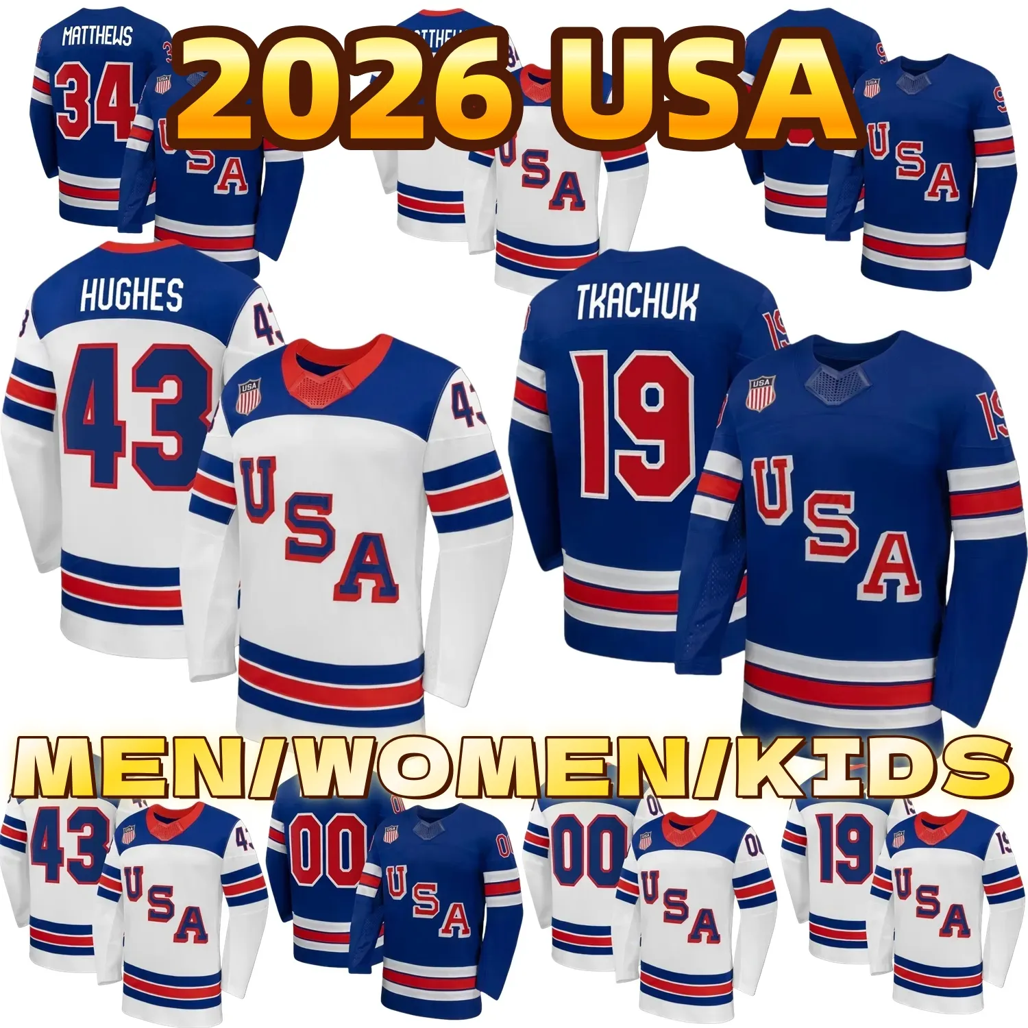 2026 Team USA Olympices Usa Hockey Sweater Featuring... From Yogalemon ...
