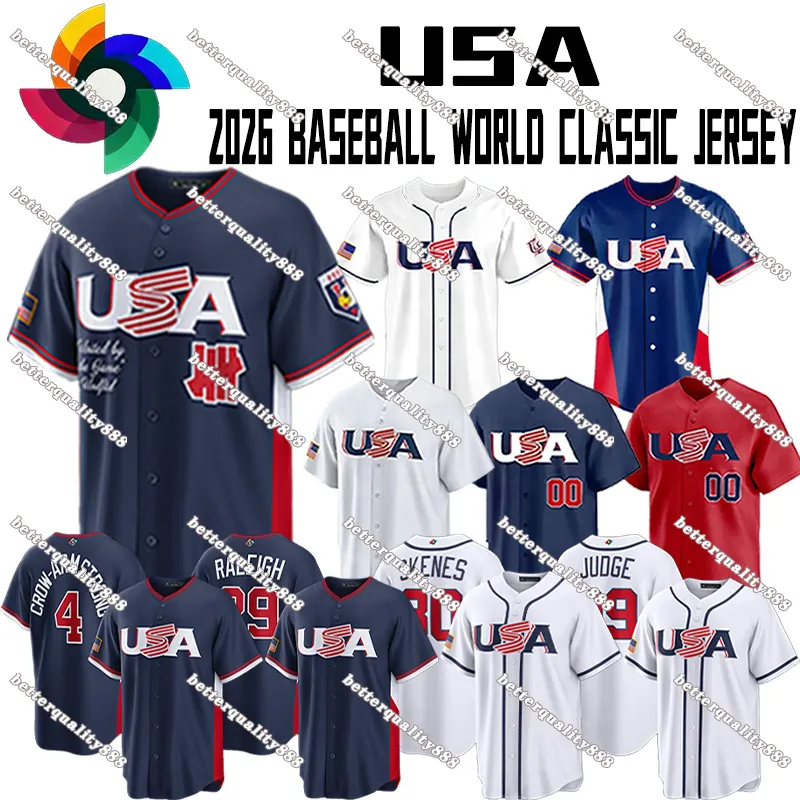 Team USA Baseball Jersey 2026 World Baseball... From Betterquality888 ...