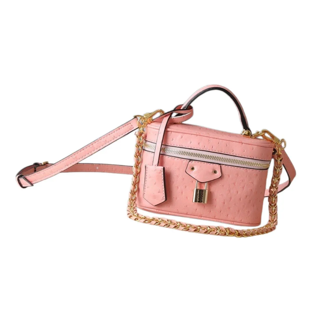 Designer Women Cosmetic Bags Ostrich Skin Pattern... From Lwz2741787 ...