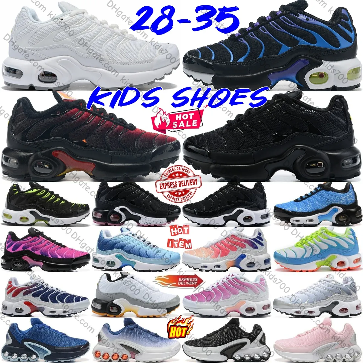 Kids Trainers Running Sneakers Lightweight Youth Shoes For Boys & Girls ...
