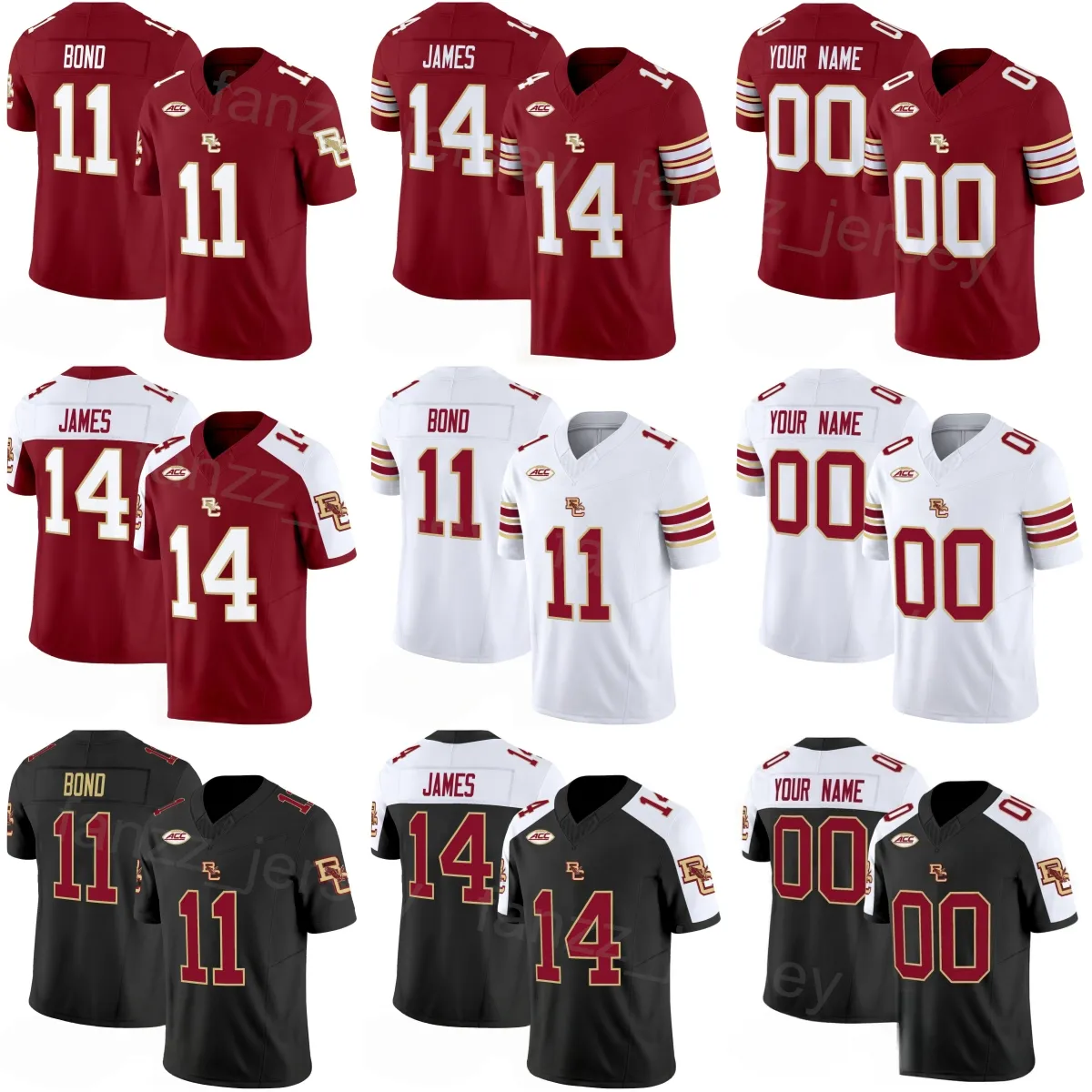 Boston College Eagles Football 5 McDonald Jerseys Kid Man Lady 24 Bo ...