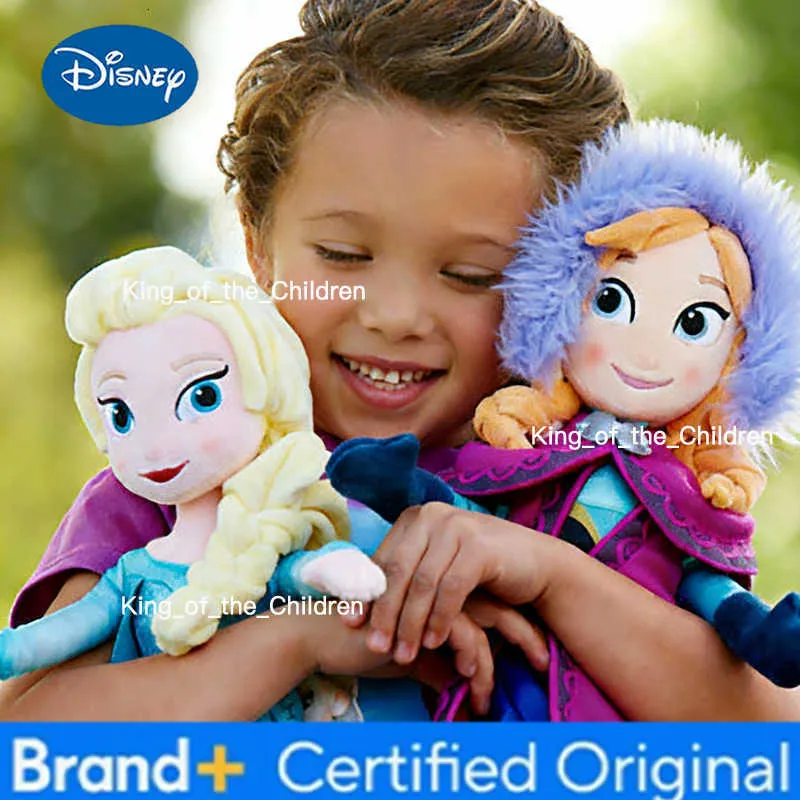 Disney Frozen Anna Elsa Dolls Snow Queen Princess 50cm Anna Elsa Doll ...