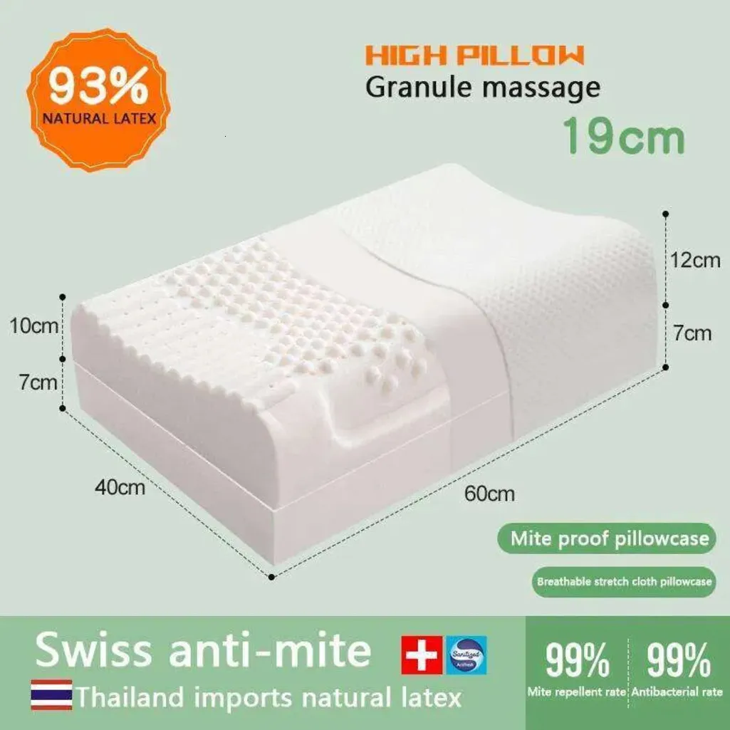 Premium 19cm Pure Latex Pillow Parfum For Cervical... From Aleigha3 ...
