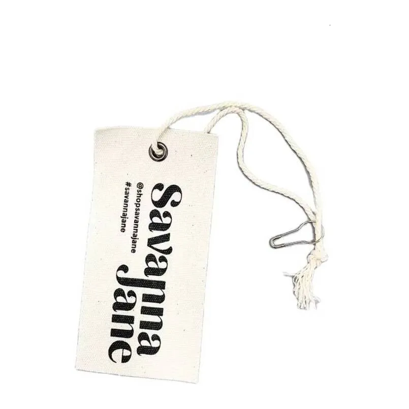 Wholesale Customizable Canvas Clothing Neck Tags With... From Jjxfcsys ...
