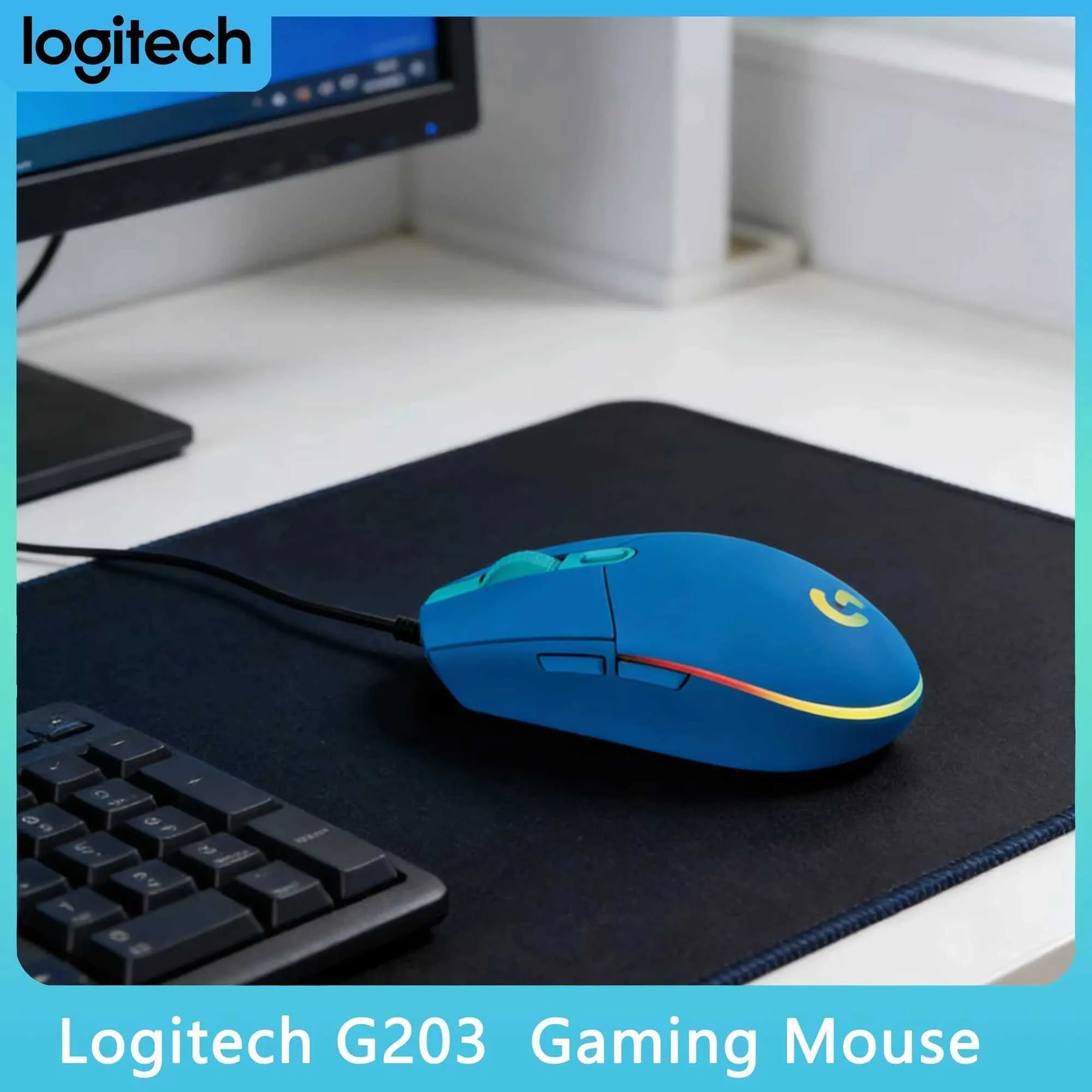 Logitech G102 G203 RGB Wired G305 Mouse 8000 DPI... From Wangcai09, $10 ...