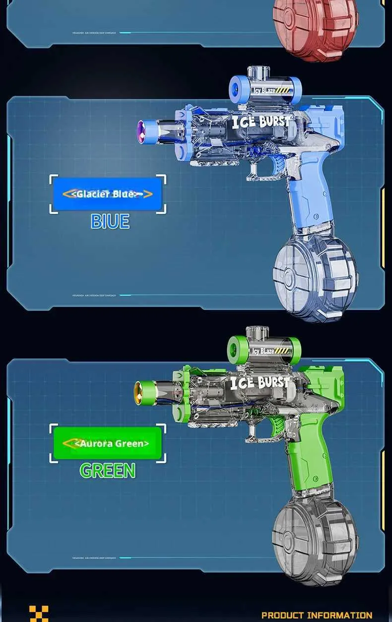 2026 New Ice Explosion Aurora Electric Water Gun With... From Lianwu08 ...