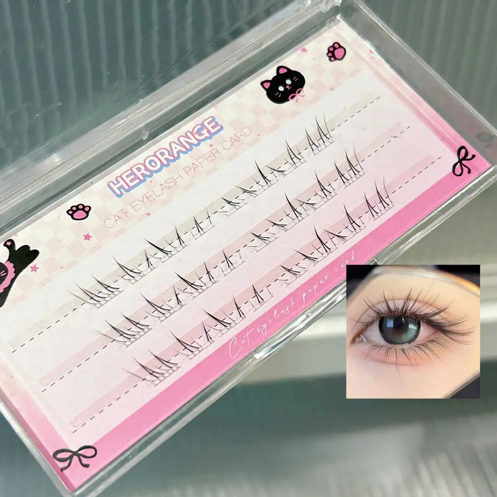 Dense Cats Eye Lower Half False Lashes 3/6/10 Rows,... From Ethanael ...