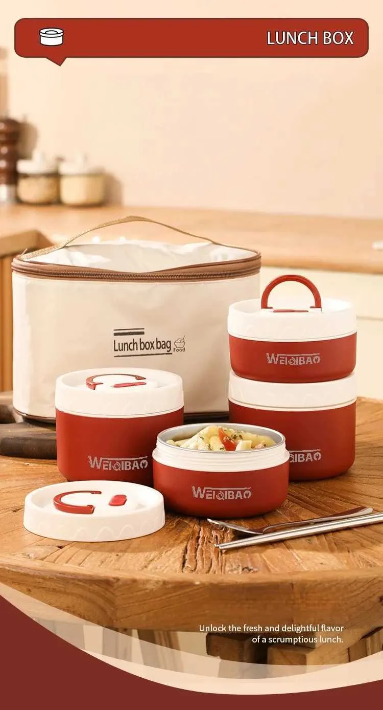 304 Portable Lunch Box With Insulated Bag Separate... From Shielao, $12 ...