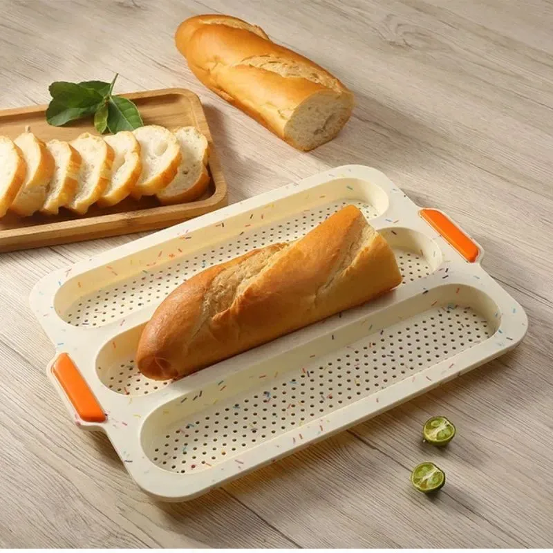 Silicone Baking Loaf Pan: French Bread Mold, Nonstick Baking Tray for ...