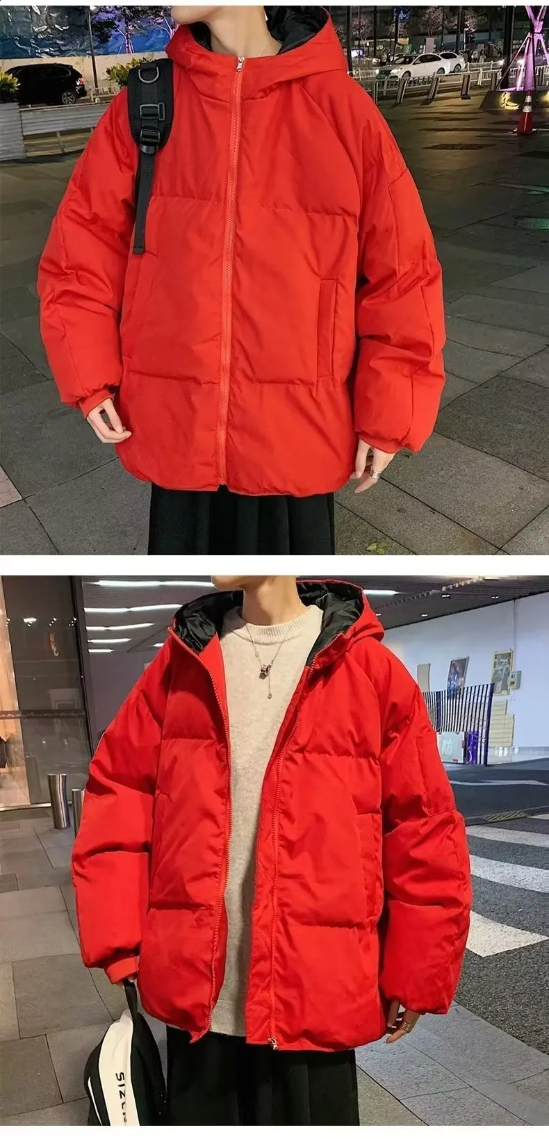 Oversized Padded Winter Coat: Warm, Thickened Hooded Down Jacket - Shop ...