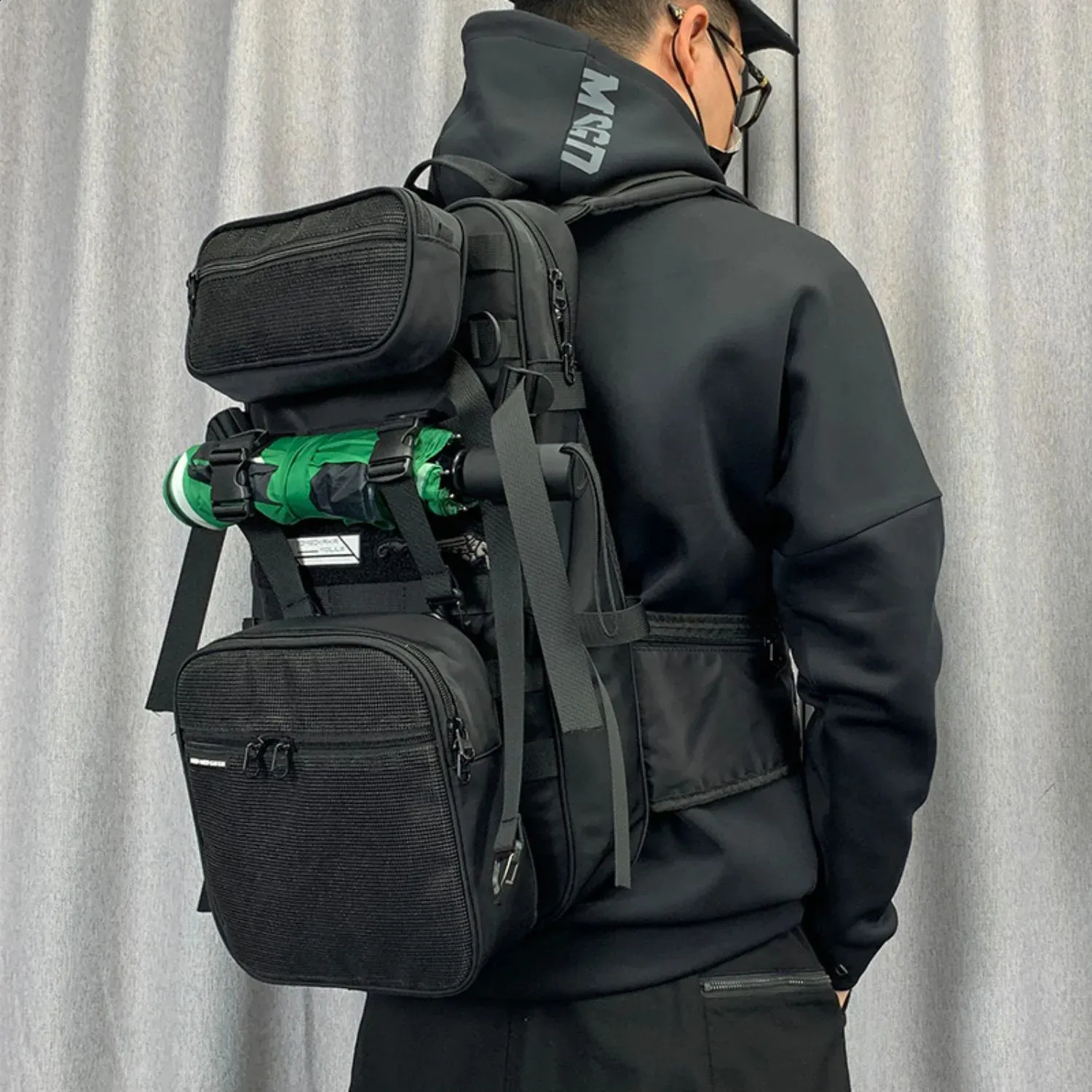 2024 Tactical Techwear sprayground backpack with Detachable 2024 Tactical Techwear sprayground backpack with Detachable