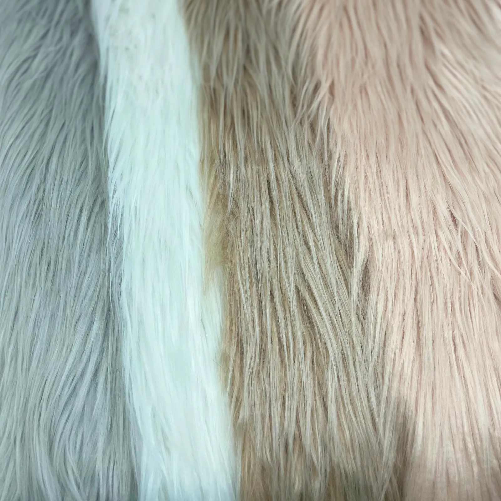 Faux Fur Fabric Patchwork - 25x45cm Plush Toy Beard Hair DIY Craft ...