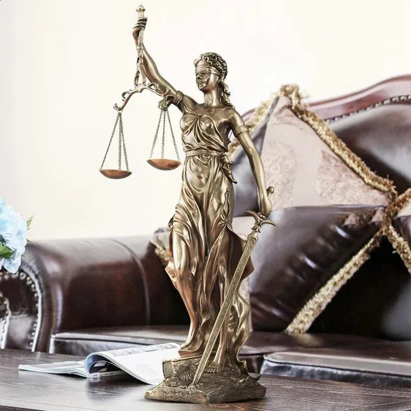 Resin Angel Statues For Garden, Antique Goddess Of Justice Figure With ...