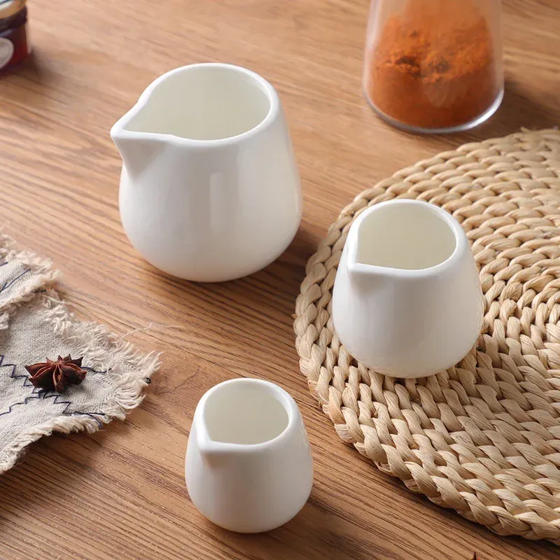 Mini Ceramic Ceramic Milk Frothing Pitcher Coffeeeware, Espresso, Coffee Cream, Kitchen Sauce ...