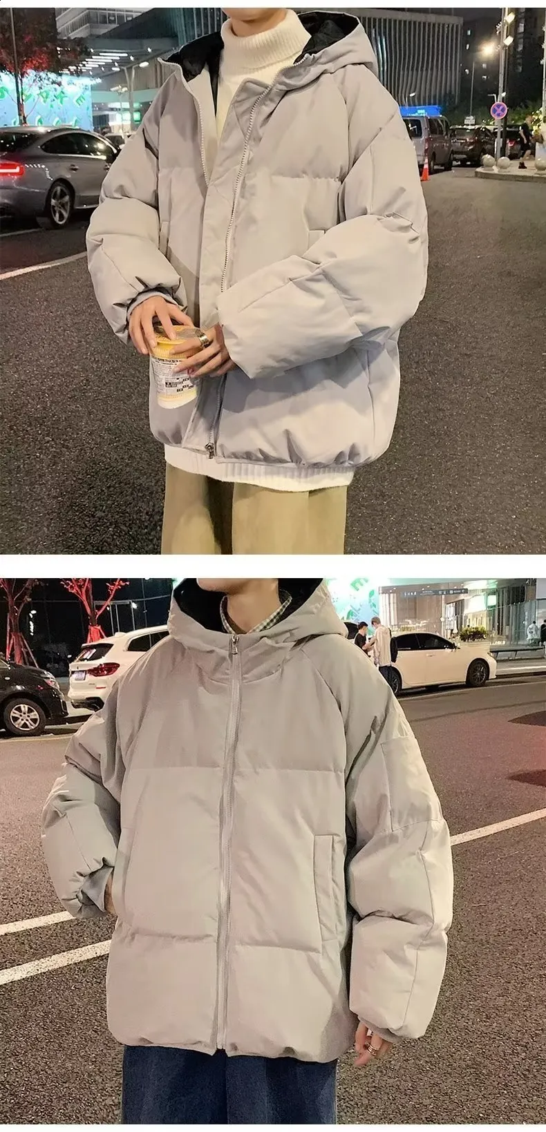 Oversized Padded Winter Coat: Warm, Thickened Hooded Down Jacket - Shop ...