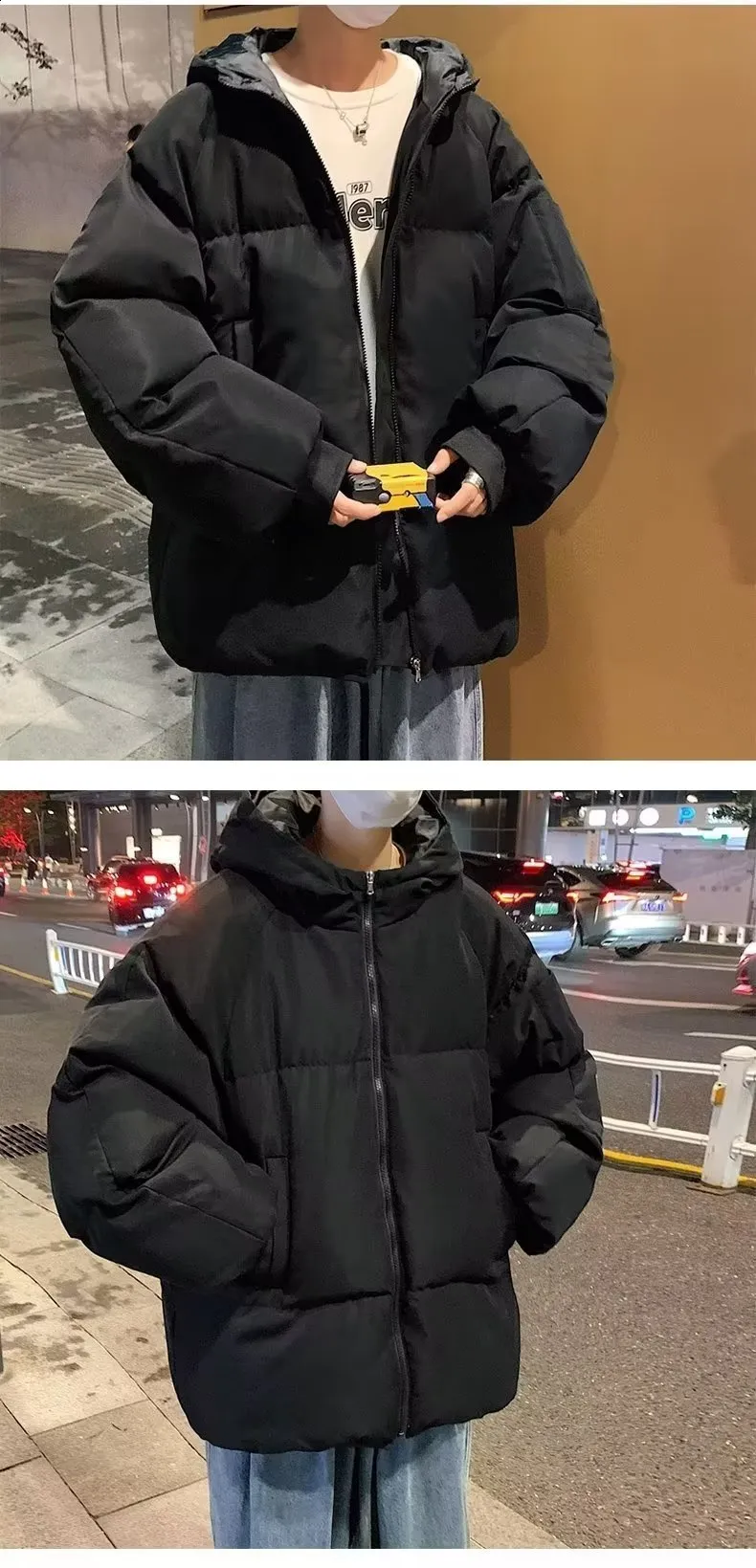 Oversized Padded Winter Coat: Warm, Thickened Hooded Down Jacket - Shop ...