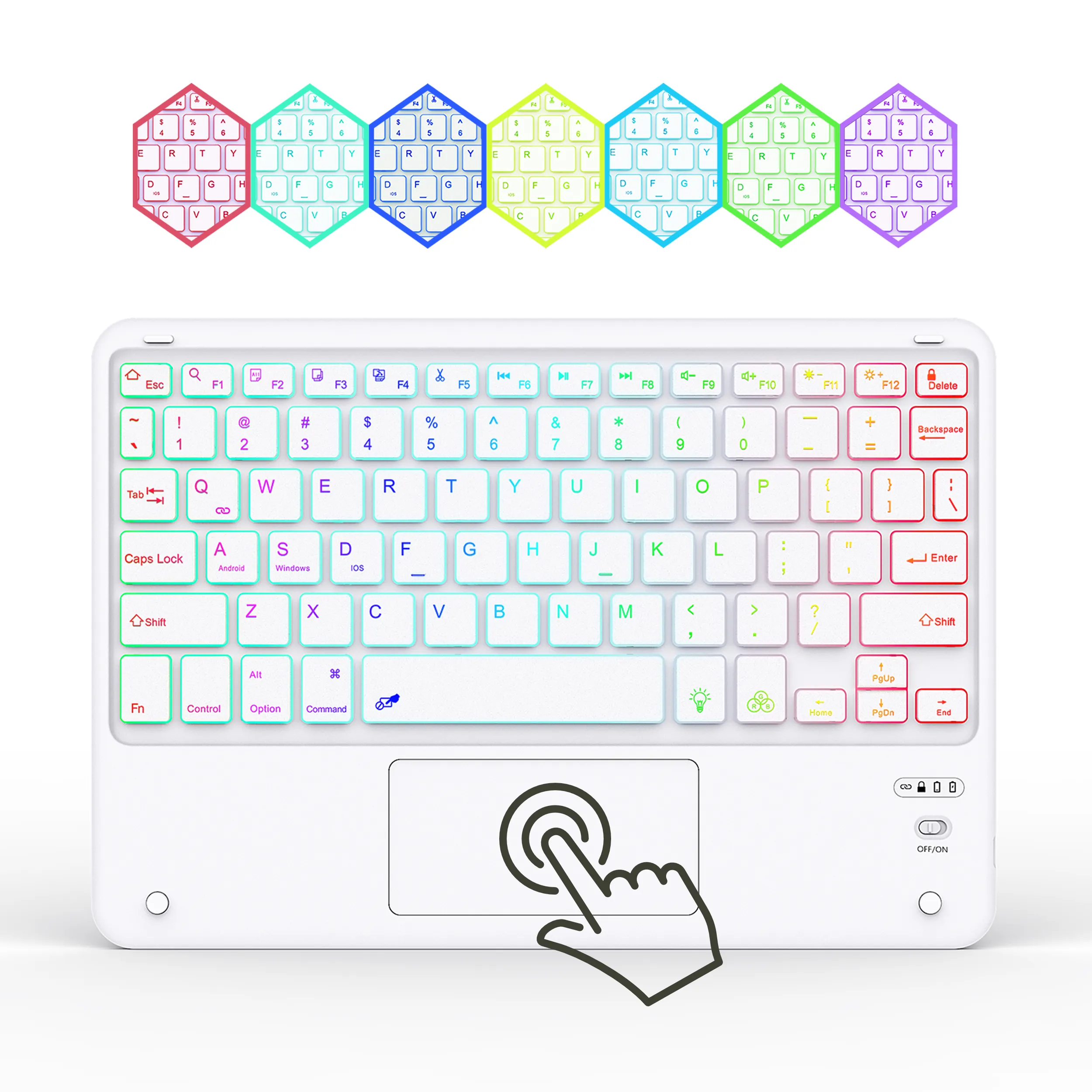 Bluetooth Keyboard Wireless Mini Touch Keyboard ... From Ycbest, $35.94 ...
