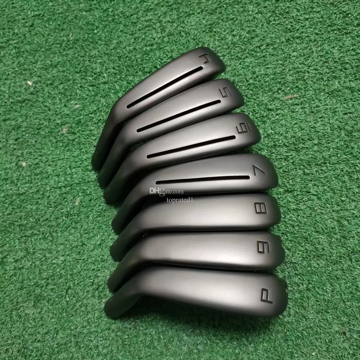 Black Forged Steel taylormade stealth irons with Graphite Shafts and ...