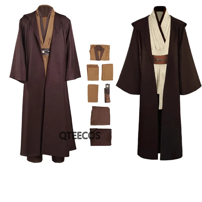 Obi Wan Kenobi cosplay - Star and War Robe Suit for Halloween Outfits ...