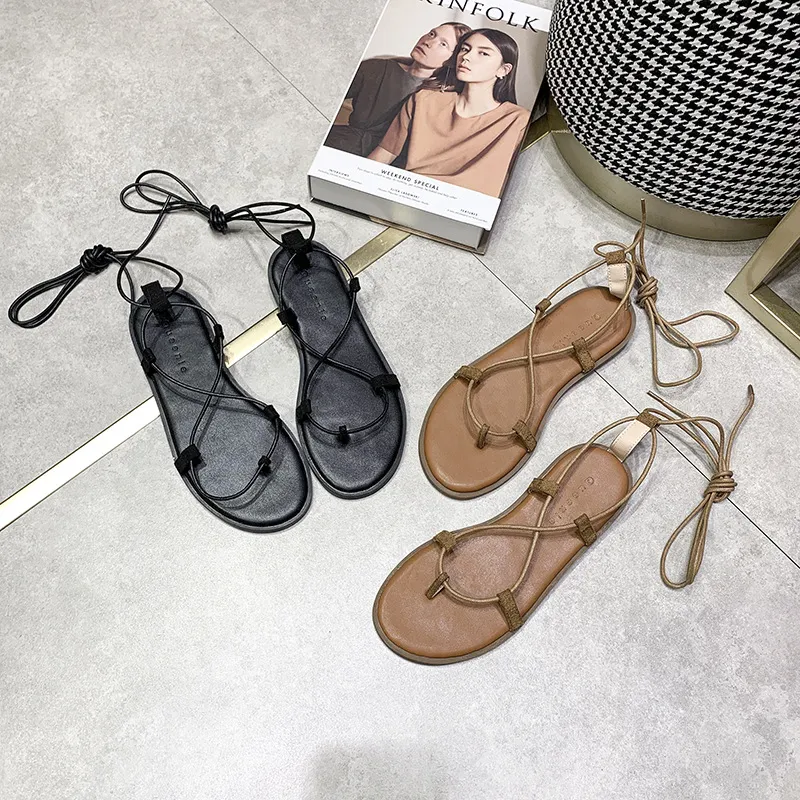 Bulk Roman Womens Gladiator Sandals Flat Heel, Narrow... At Only $96.34 ...