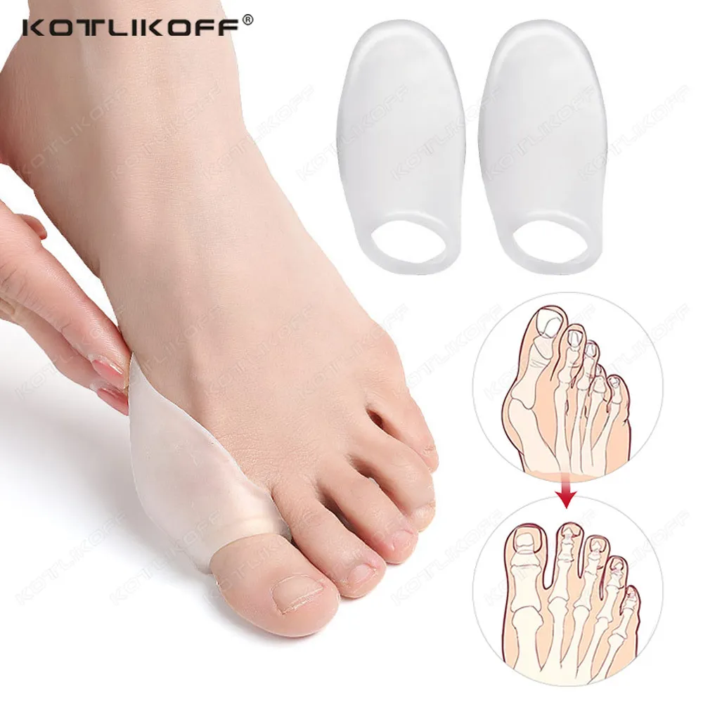 Silicone Gel Bunion Silicone Bunion Toe Correctors Spreader For Foot ...