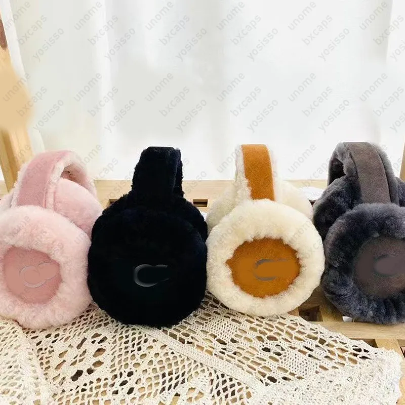 Winter Ear Muffs for Women and Men, Fashion Earcap with Sheepskin Wool ...